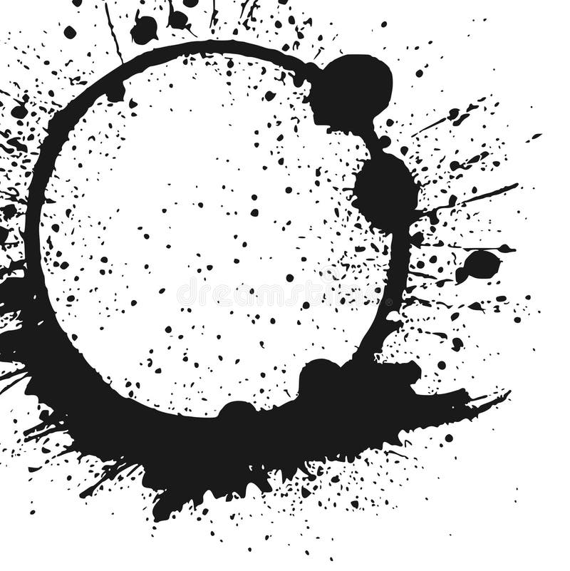 Painting ink figure stock vector. Illustration of brushstroke - 352754439