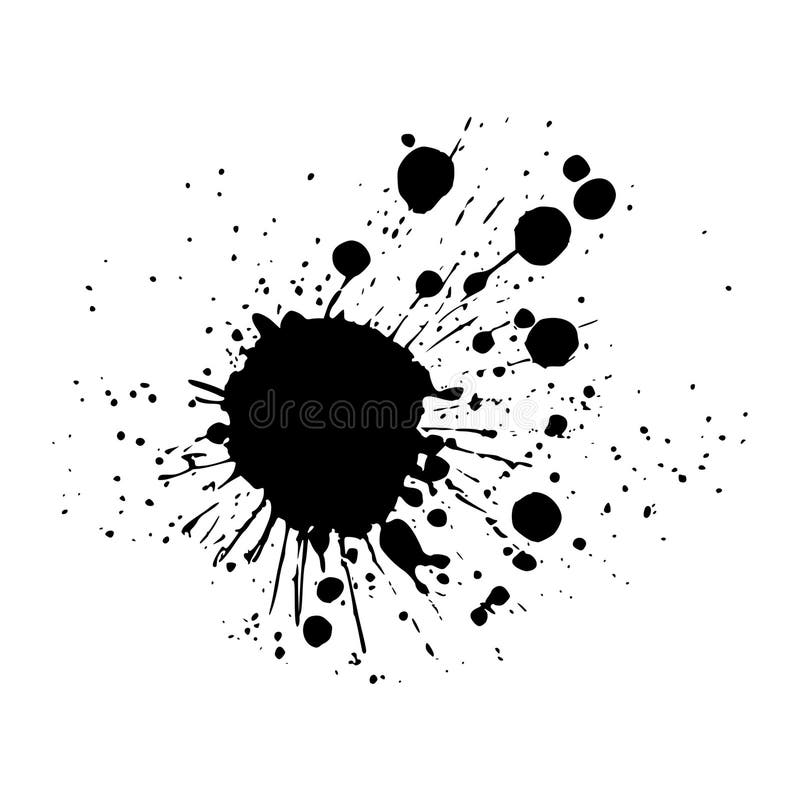 Painting ink figure stock vector. Illustration of abstract - 364439191
