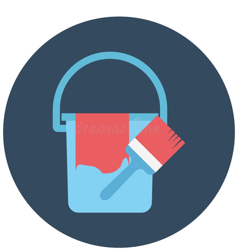 Painting Isolated Vector Icon for Construction Stock Vector ...