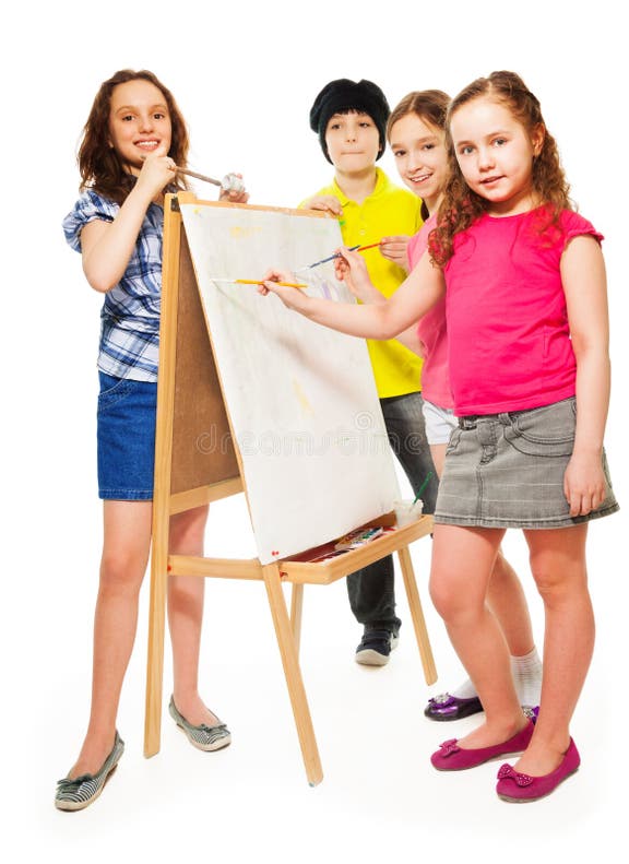 1,659 Kids Painting Canvas Stock Photos - Free & Royalty-Free Stock ...