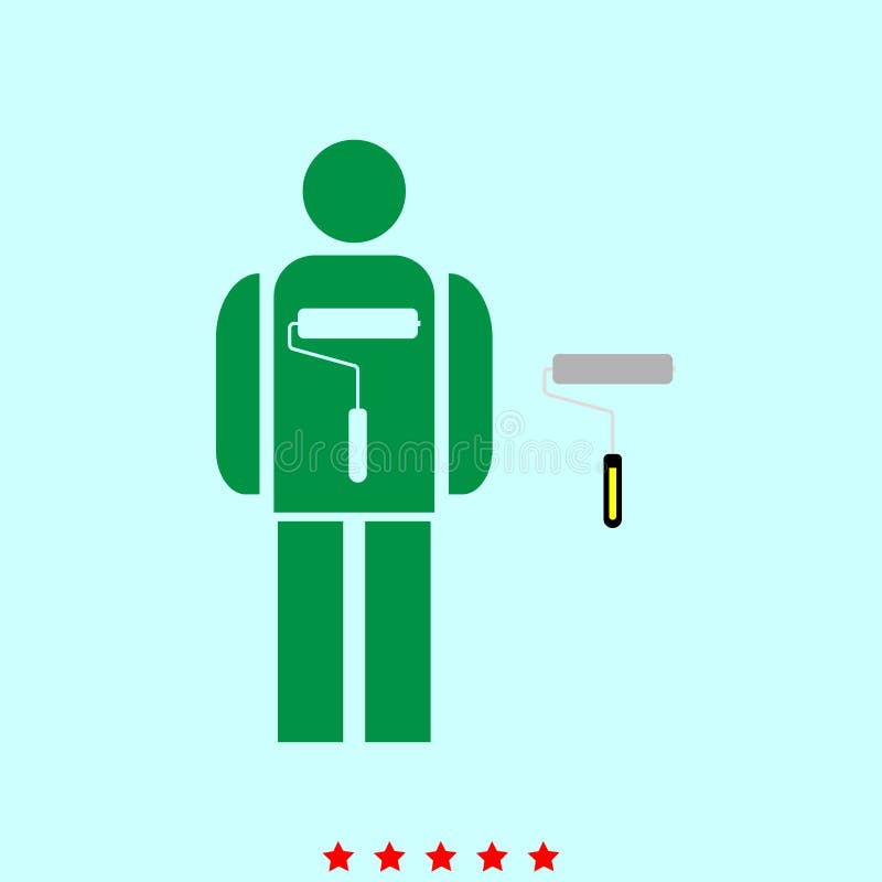 Painting Master Set it is Color Icon . Stock Vector - Illustration of ...