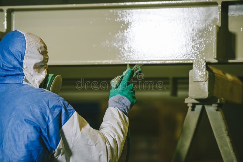 Painting metal editorial stock photo. Image of employment - 66250203