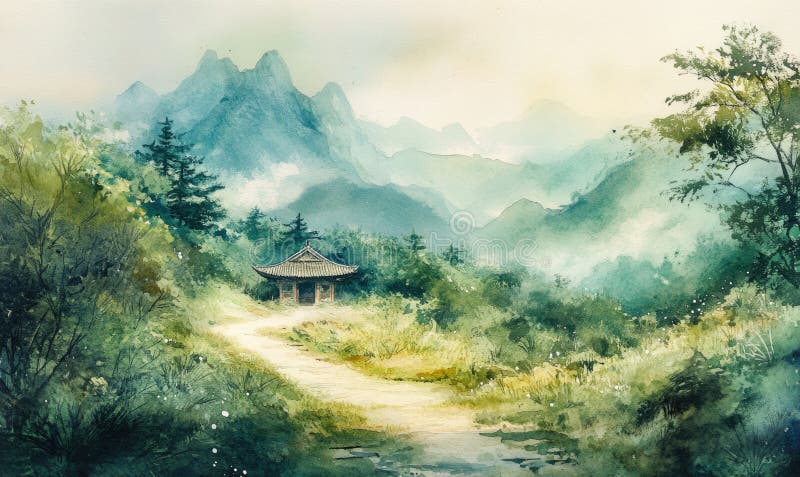 House Foreground Painting Path Stock Photos - Free & Royalty-Free Stock ...