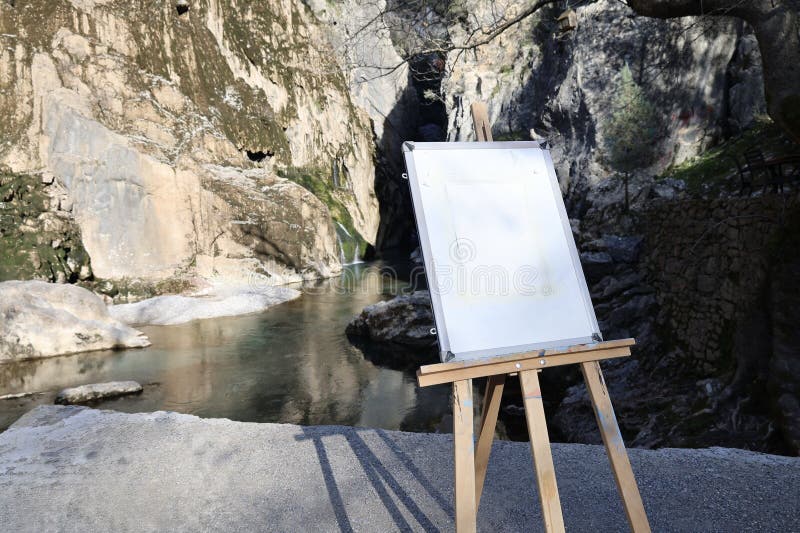 Painting nature outside stock image. Image of leisure - 363497423