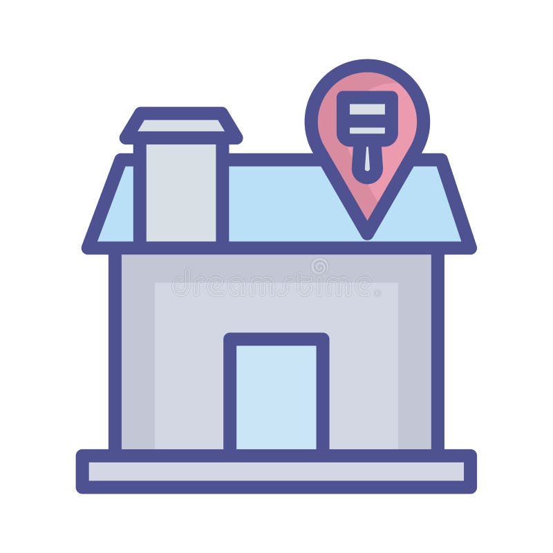 Painting Point Isolated Vector Icon Which Can Easily Modify or Edit ...