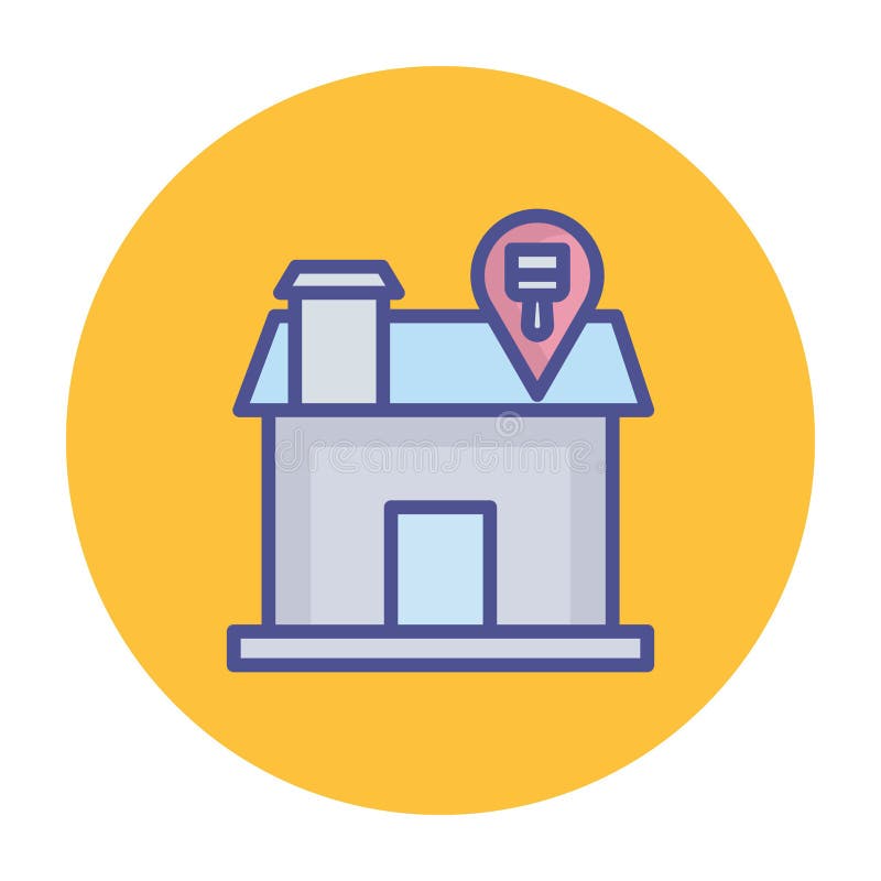 Painting Point Isolated Vector Icon Which Can Easily Modify or Edit ...