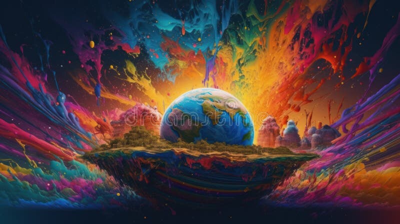 Psychedelic Dreamscape Stock Illustrations – 1,385 Psychedelic ...