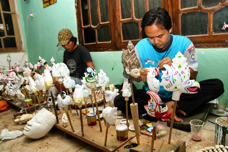 Painting Puppet Show editorial image. Image of traditional - 71025605