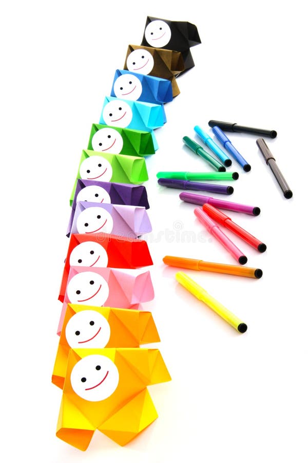 Painting and Rainbow Color Metaphor Stock Photo - Image of cute, hobby ...