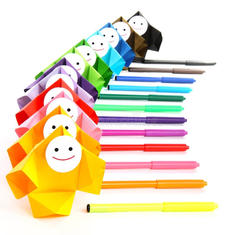 Painting and Rainbow Color Metaphor Stock Image - Image of abstract ...