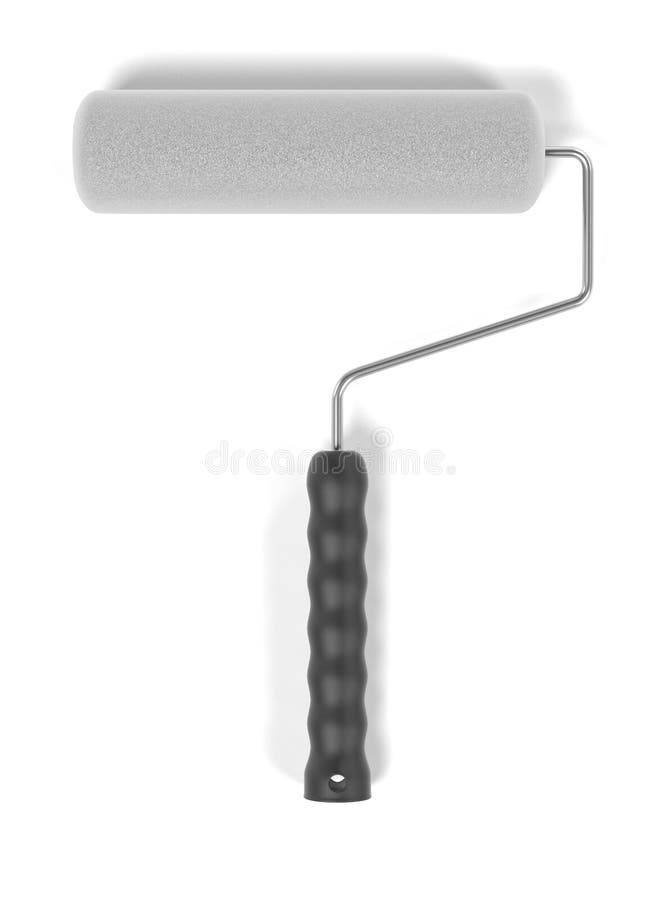 Painting roller stock illustration. Illustration of roller - 55724547