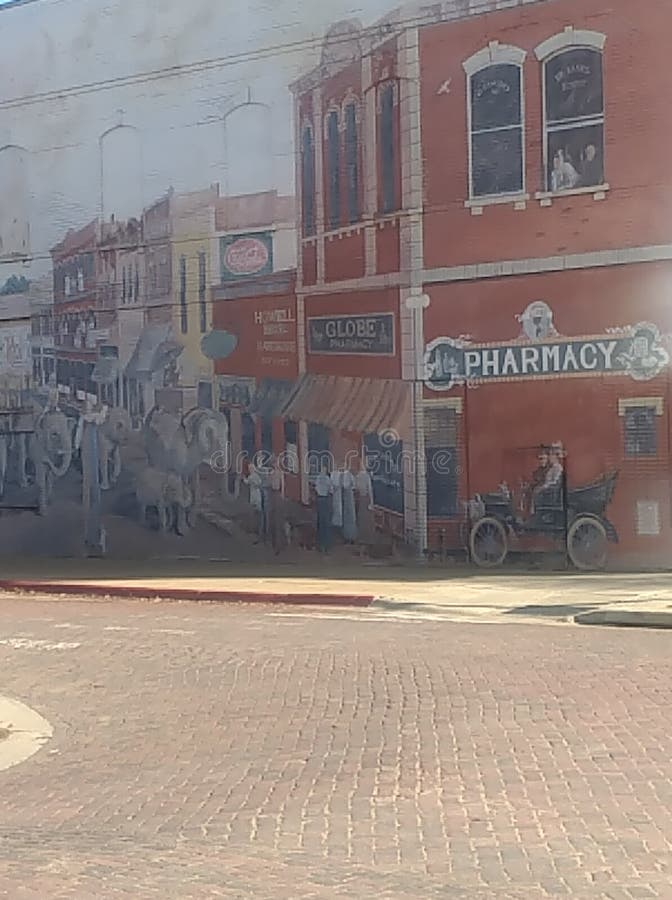 Painting on the Side a Buildig Editorial Stock Image - Image of side ...