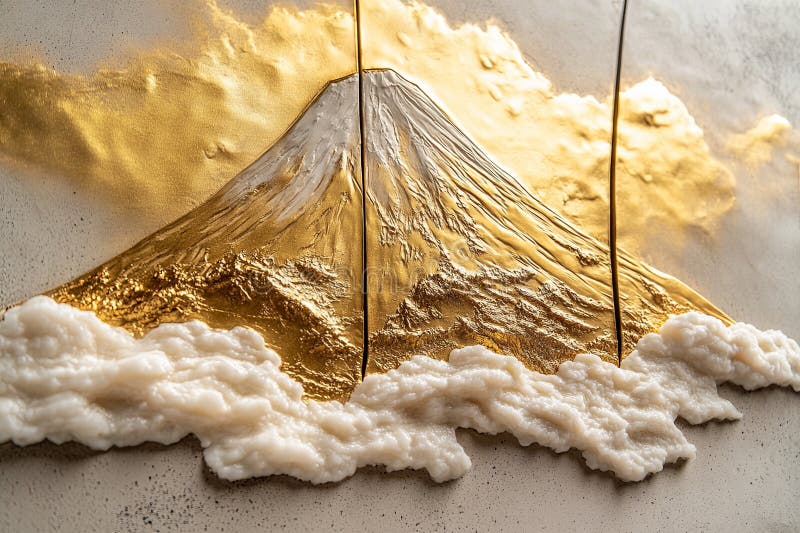 A Painting of Stucco Art Design Stock Photo - Image of abstract, retro ...