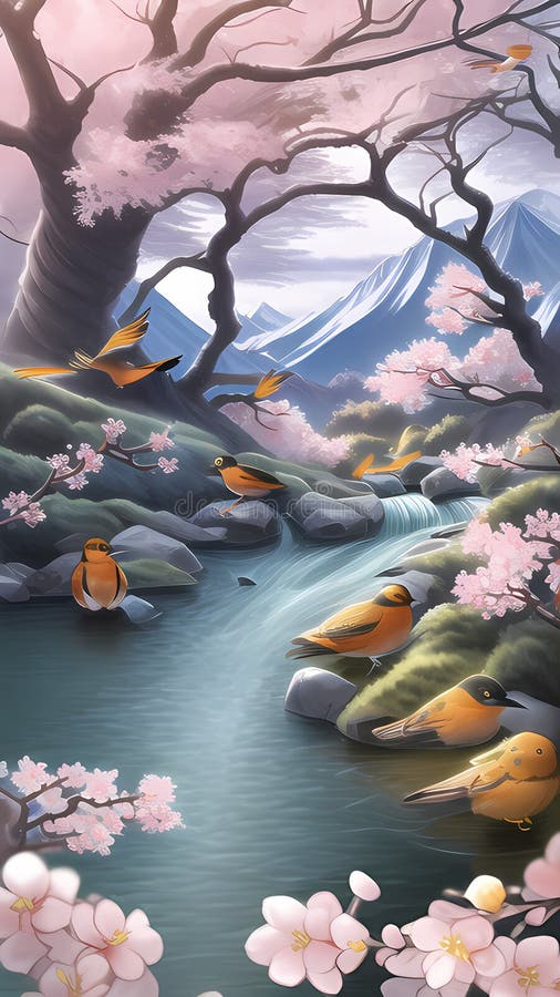 Painting in the Three Channels of Ancient Chinese Poetry Stock ...