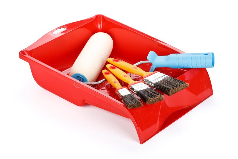 Painting Tools and Color Guide Stock Image - Image of design ...