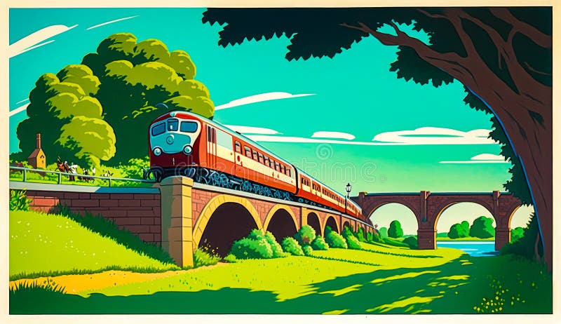 Rural Train Bridge Stock Illustrations – 154 Rural Train Bridge Stock ...