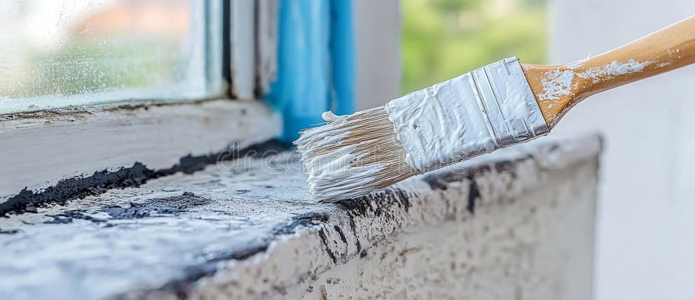Painting Window Trim Serves As a Typical Example of a Home Improvement ...