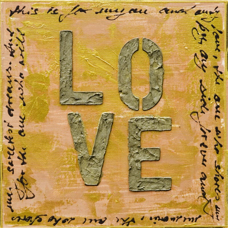 Painting with writing stock illustration. Illustration of artwork - 3196188