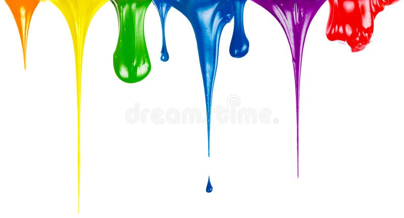 Rainbow Paint Drip Border Stock Photos - Free & Royalty-Free Stock ...