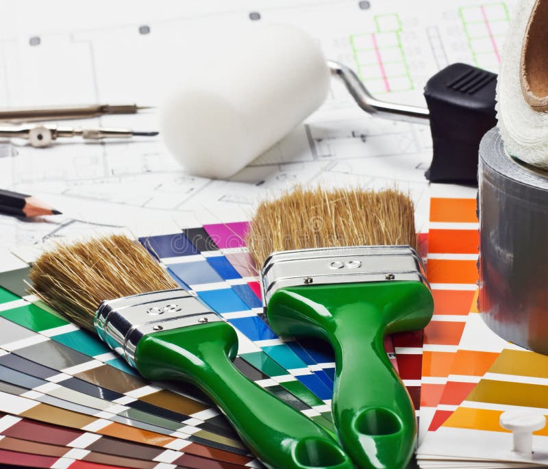 Paints and paint repair stock image. Image of background - 27422741