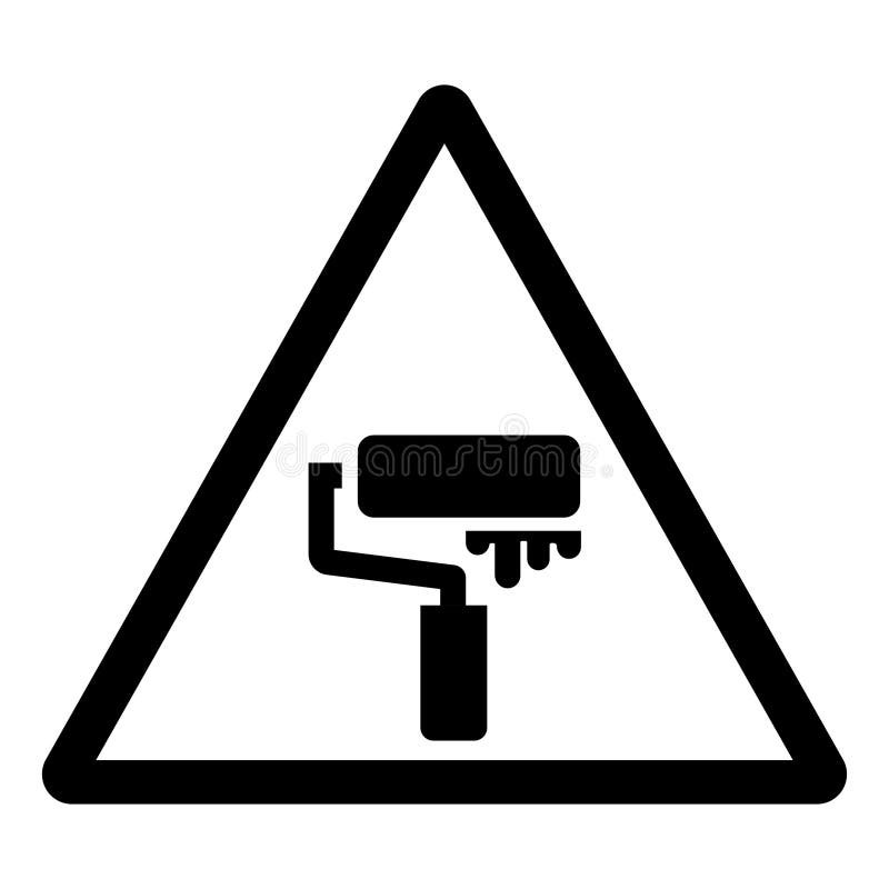 Paintwork Area Symbol Sign, Vector Illustration, Isolate on White ...