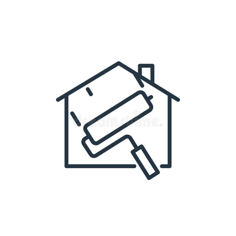 Paintwork Vector Icon. Paintwork Editable Stroke. Paintwork Linear ...