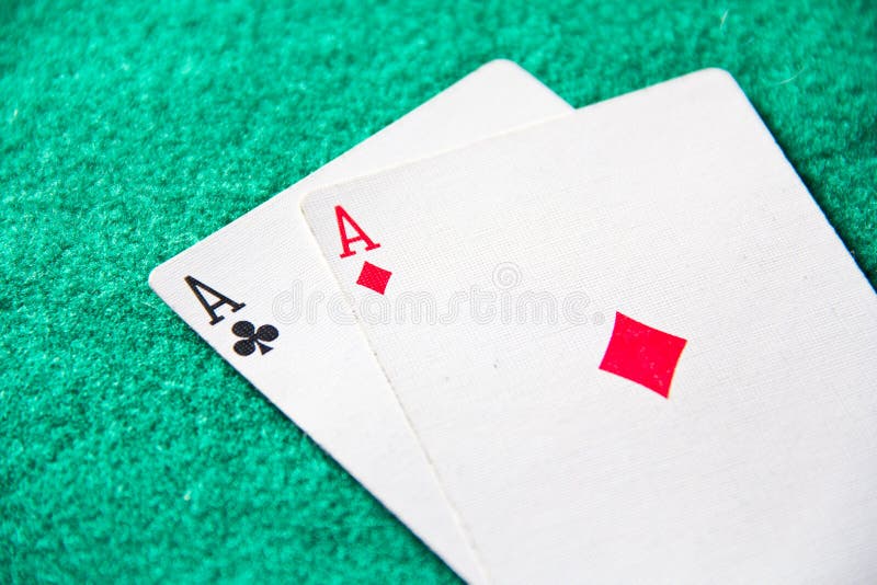 Pair of aces stock photo. Image of matching, diamonds - 22541898