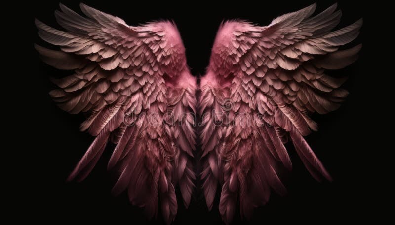 Black Angel Wings Wallpaper