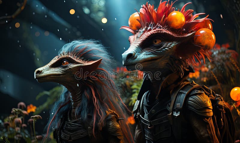 Pair of Animals Standing Together Stock Photo - Image of fauna, nature ...