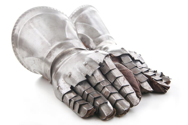 Armor glove stock photo. Image of hand, blades, rivets - 32471728