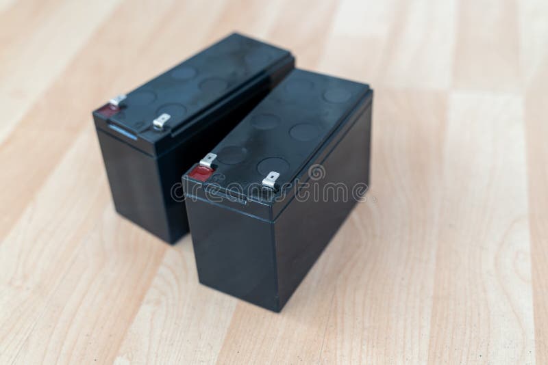Pair of Batteries for Uninterruptible Power Supply, Ensuring the Safe ...