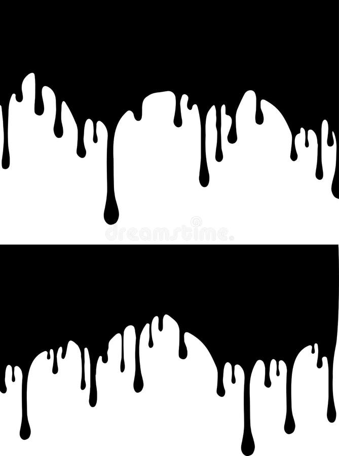 Black Drips Stock Illustrations – 2,290 Black Drips Stock Illustrations ...