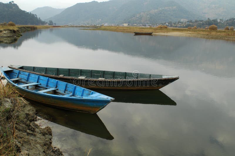 A pair of boats stock photo. Image of reflection, tourism - 28134030