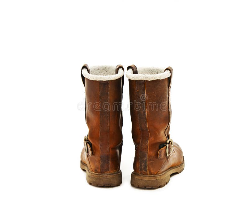 Rear Back View Warm Leather Boot Stock Photos - Free & Royalty-Free ...