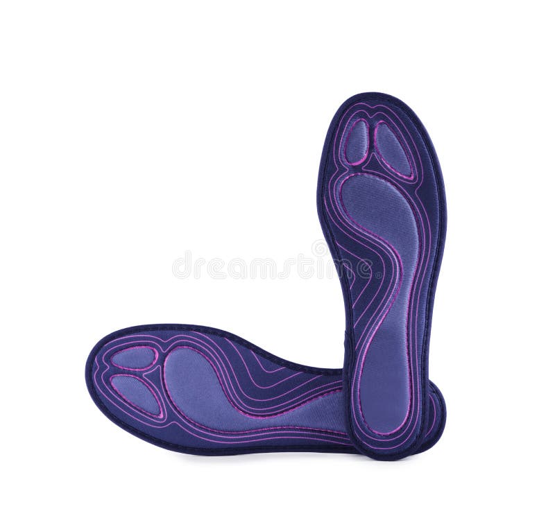 Pair of Color Orthopedic Insoles Isolated Stock Photo - Image of ...