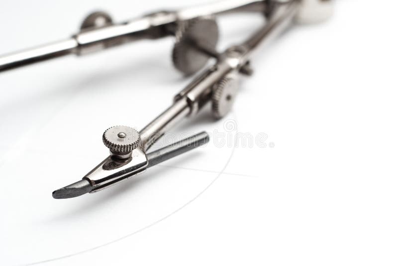 Pair of compasses stock photo. Image of maths, background - 6048798