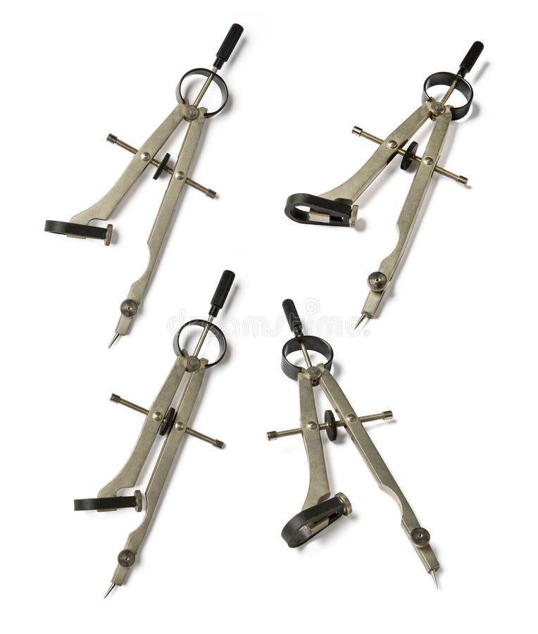 A pair of compasses stock photo. Image of work, geometry - 85284868