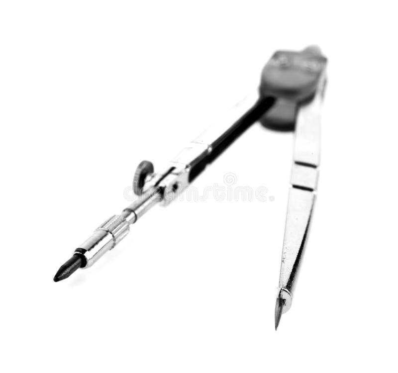 Pair of compasses stock photo. Image of metal, engineering - 47459604