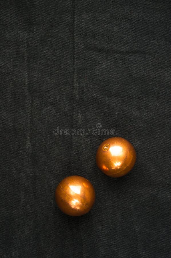 Pair of Copper Chinese Balls Baoding Stock Photo - Image of dexterity ...