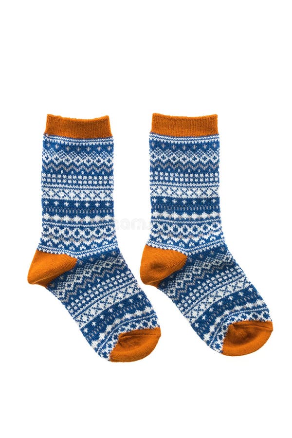 Pair of Cotton Sock for Clothing Stock Image - Image of clothing ...