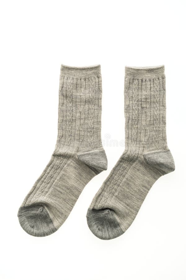 Pair of Cotton Sock for Clothing Stock Image - Image of background ...