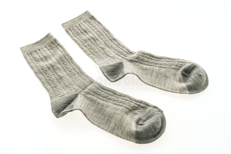 Pair of Cotton Sock for Clothing Stock Image - Image of clothes ...