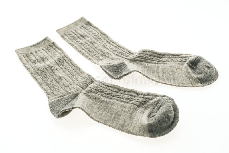 Pair of Cotton Sock for Clothing Stock Image - Image of wool, clothing ...