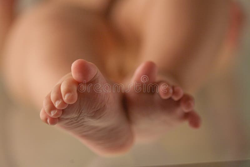 A pair of cute baby feet stock image. Image of cute - 268900397