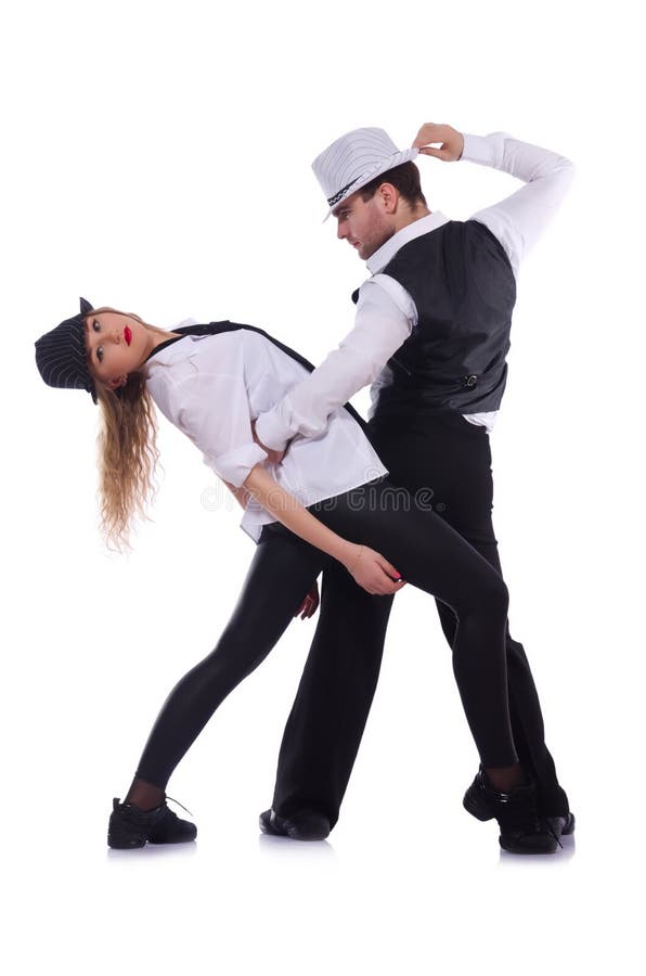 Pair of dancers dancing stock image. Image of motion - 33494107