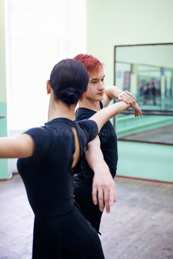 Learning To Dance, Mastering Dancing Skills Stock Image - Image of ...