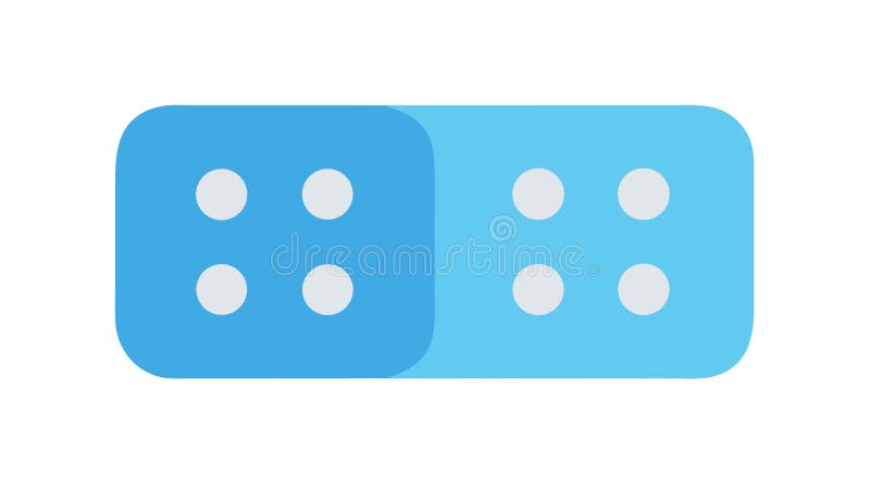 Pair of Dice Icon for Chance, Gaming, and Board Games, Vector Design ...