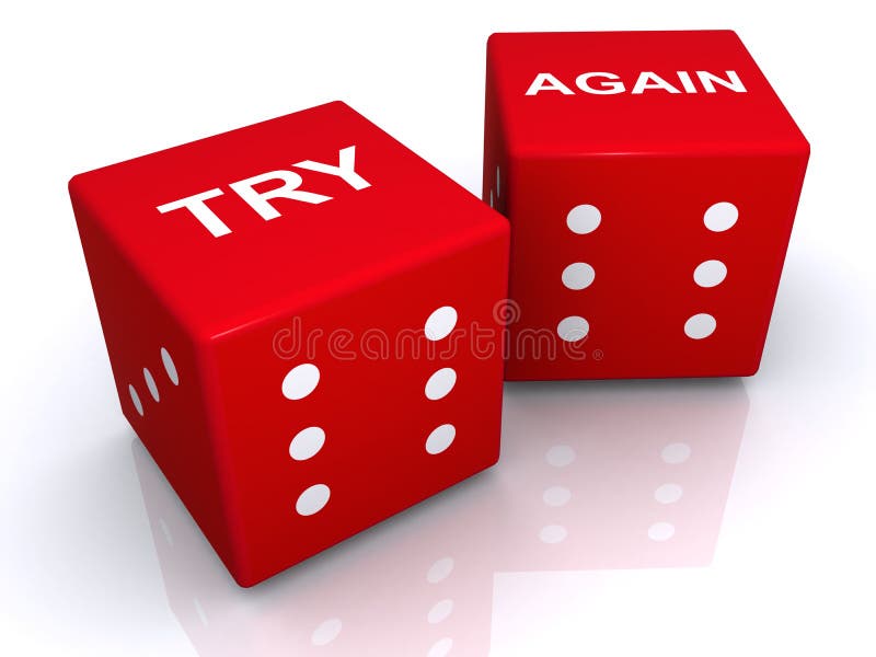 Try again stock illustration. Illustration of game, pair - 109448461