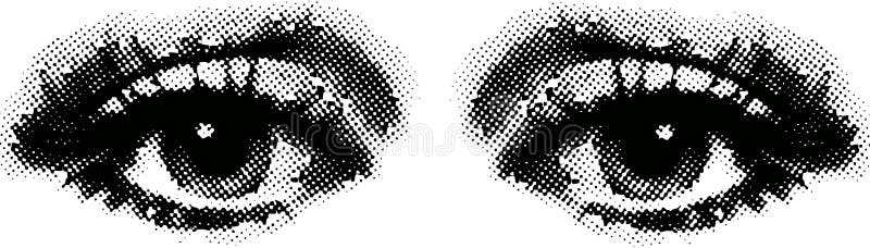 A pair of eyes stock illustration. Illustration of glance - 3028053