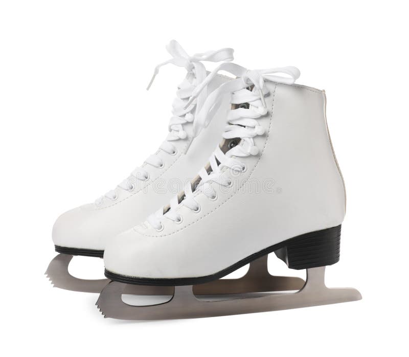 Pair of Figure Ice Skates Isolated on White Stock Image - Image of shoe ... Pair of Figure Ice Skates Isolated on White Stock Image - Image of shoe ...